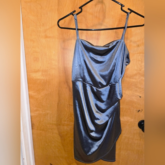 Emerald Sundae | Dresses | Elegant Gray Satin Dress | Poshmark